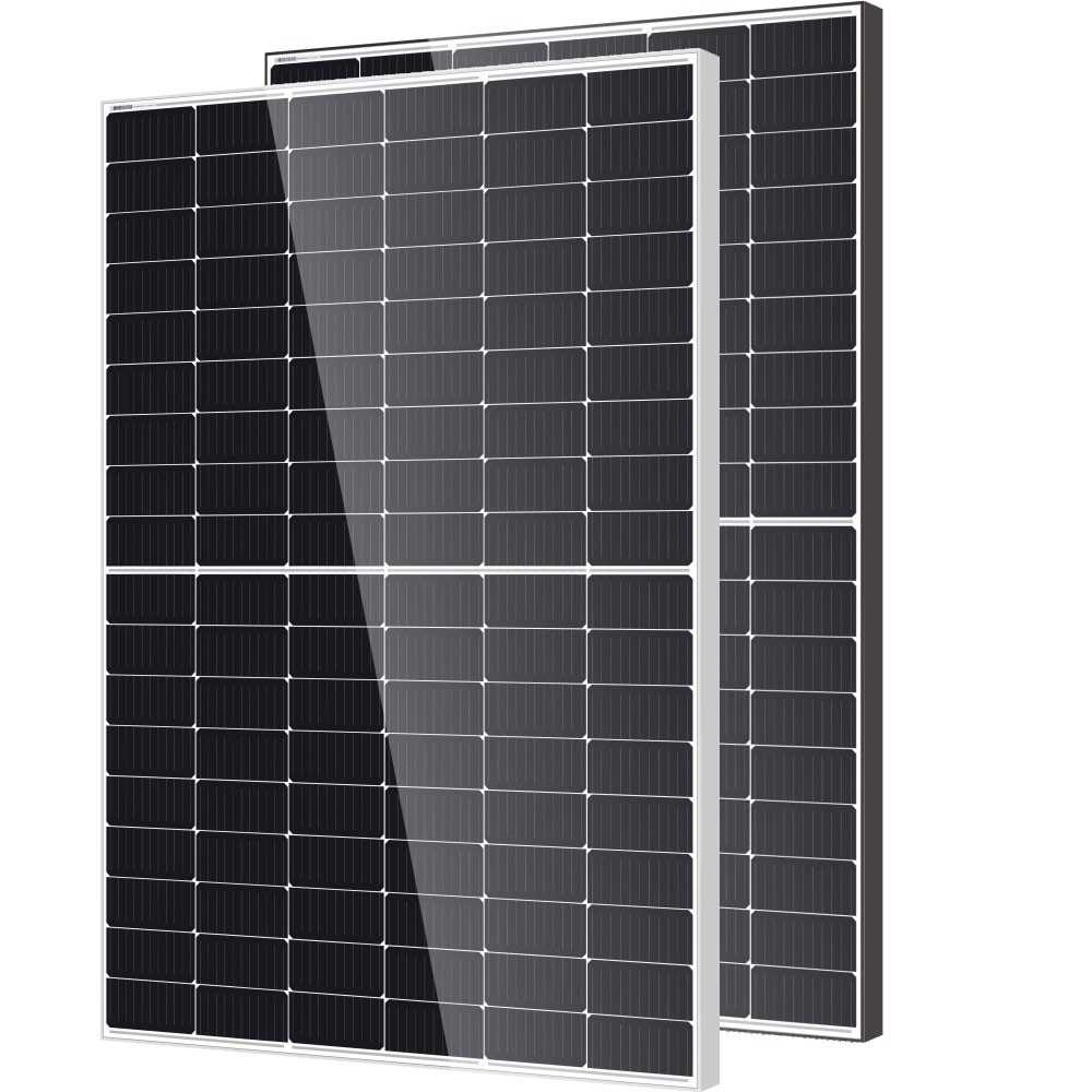 Full Black and semi-flexible photovoltaic panels